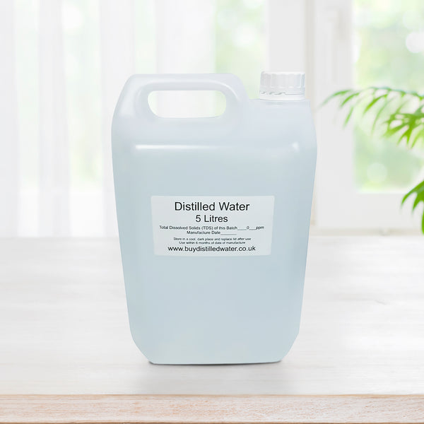 Buy 5 Litre Distilled Water | Fast UK Delivery | High Purity